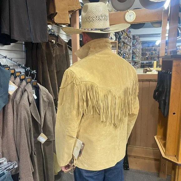 Western Buckskin Jackets For Men